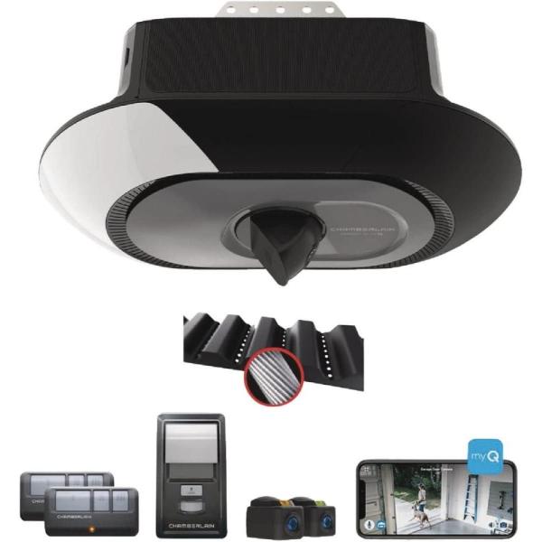Chamberlain B6753T Smart Garage Door Opener, Video Streaming & Advanced ...